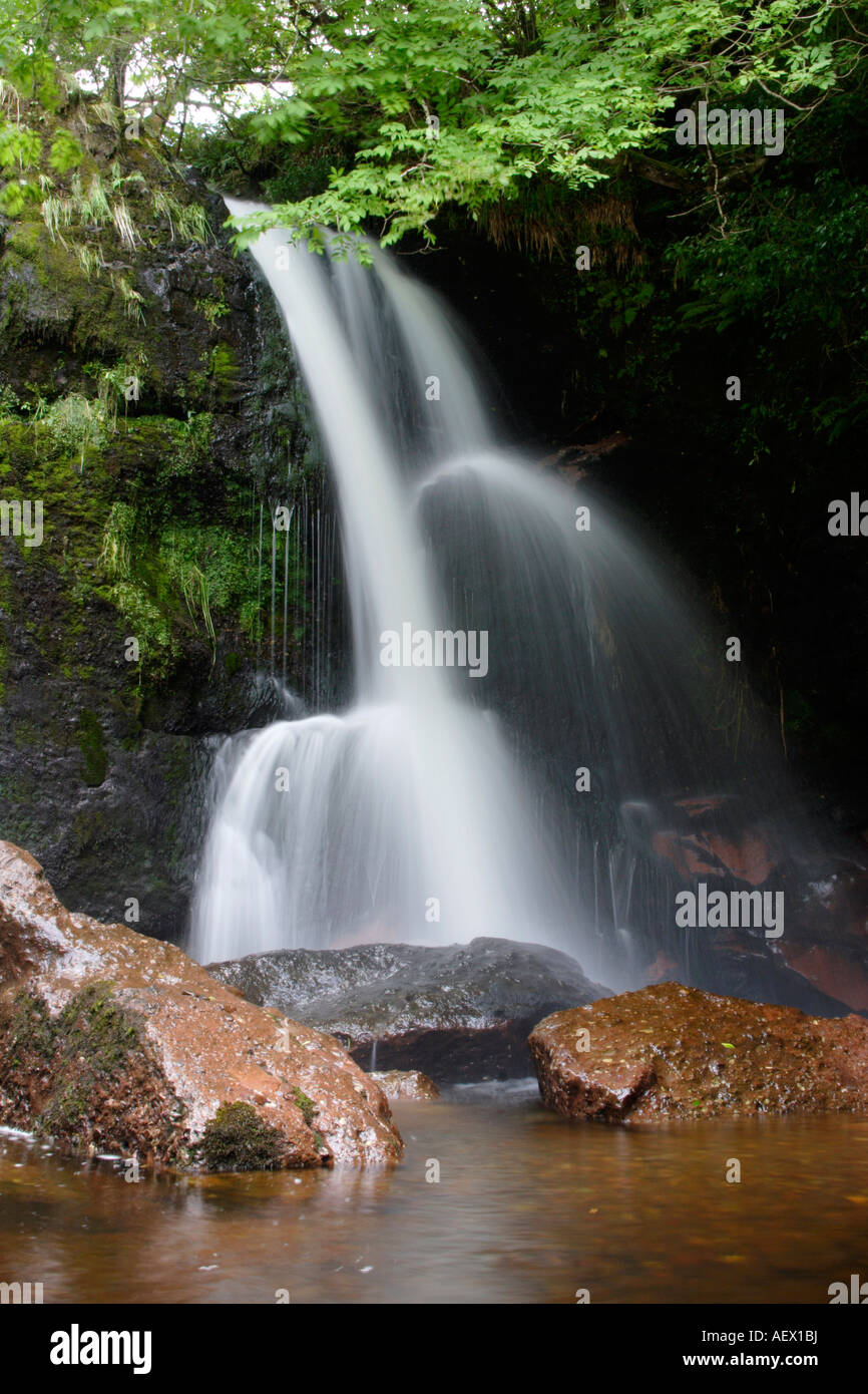 Waterfall in western highlands kilmore hi-res stock photography and ...