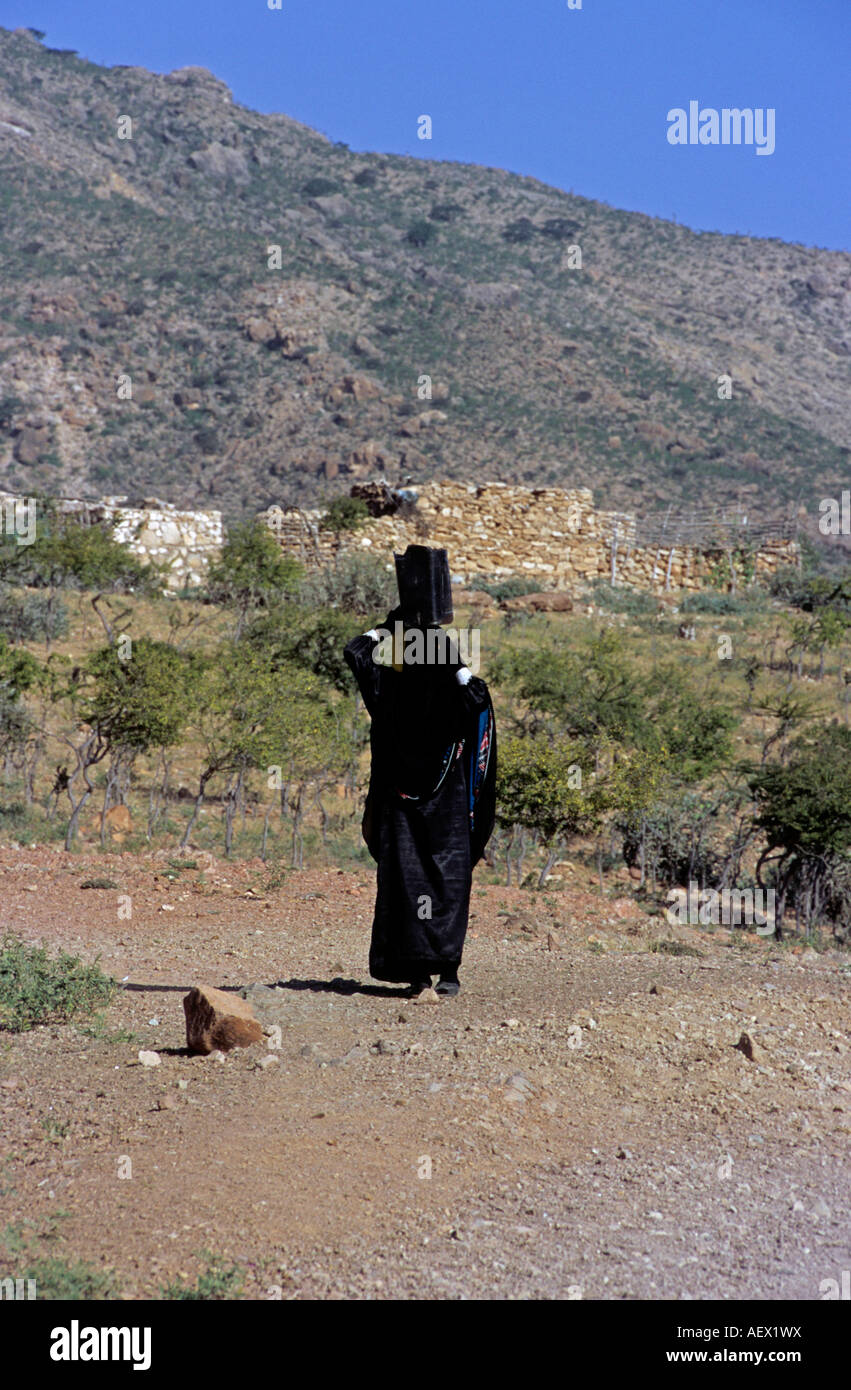 Veiled woman Socotra Island Yemen Stock Photo - Alamy