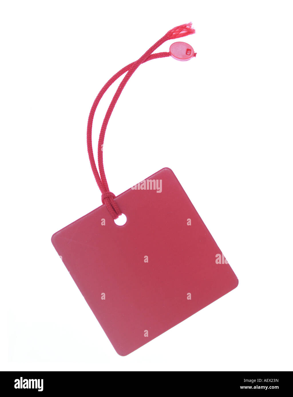 Red Tag for text messages Stock Photo - Alamy