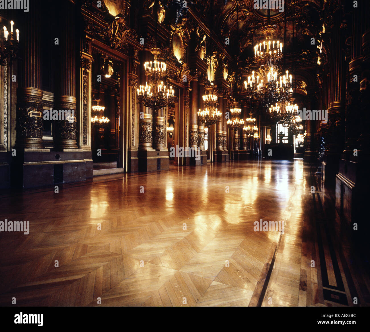 Lobby Opera Garnier PARIS FRANCE Stock Photo - Alamy
