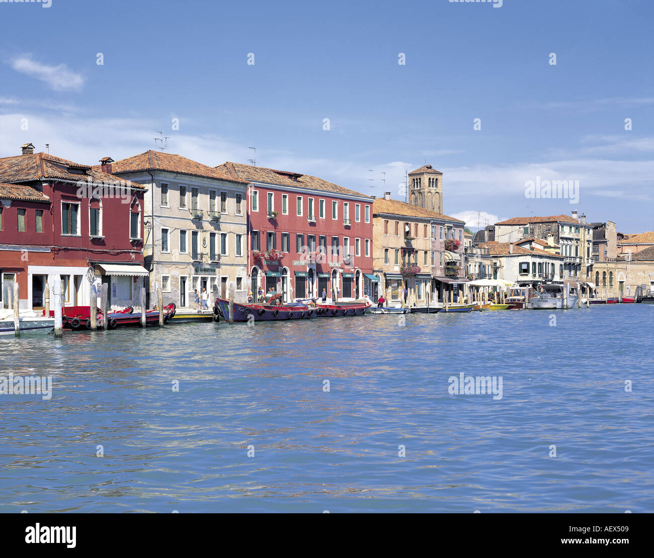 Isola di Murano World Heritage VENEZIA ITALY Stock Photo - Alamy