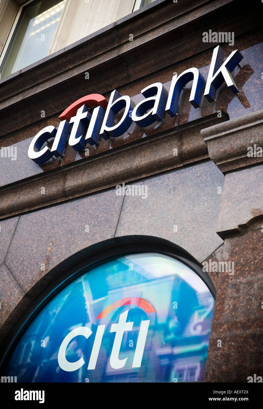 Citibank logo branch bank hi-res stock photography and images - Alamy