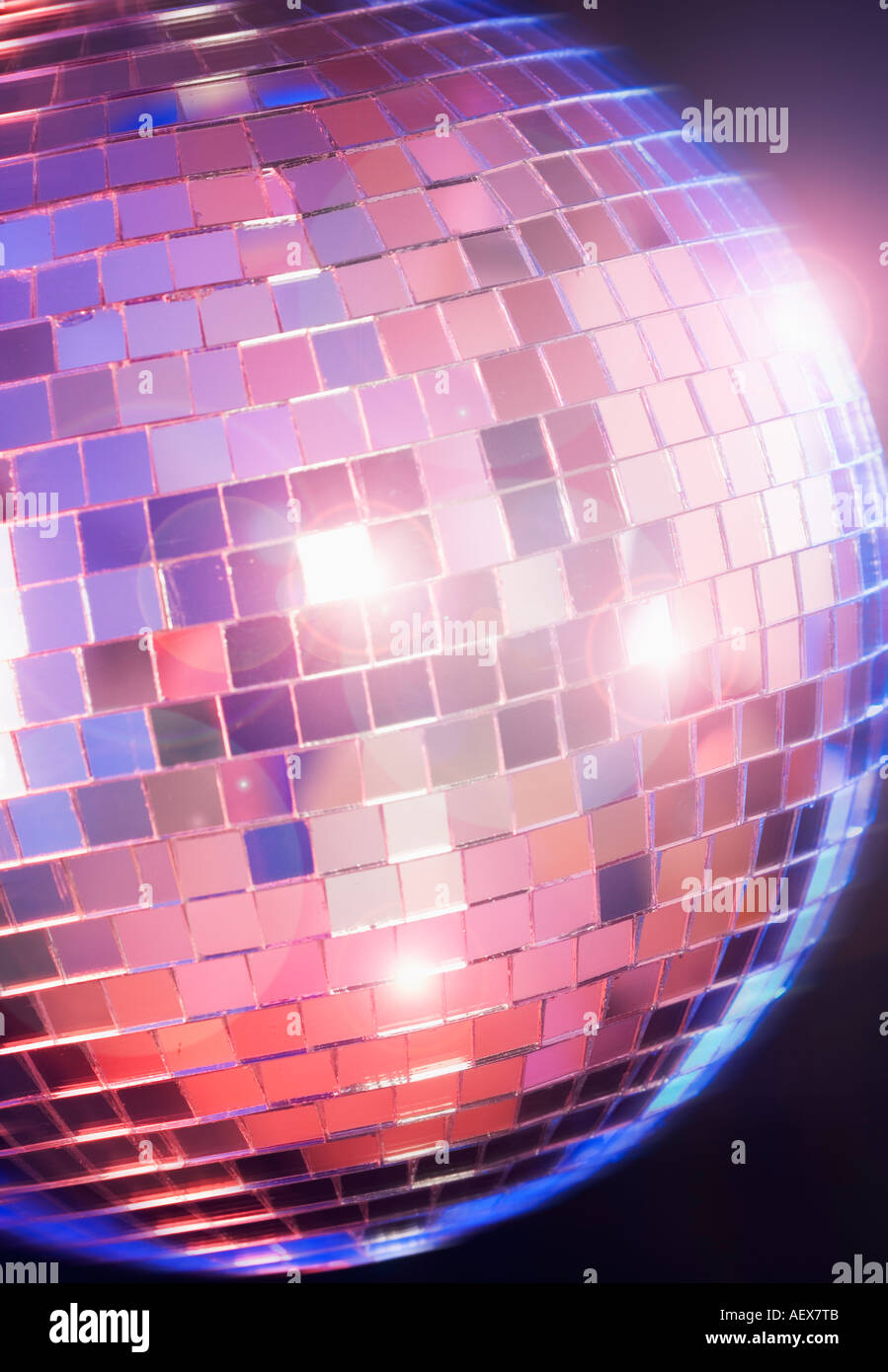 A dance club mirror ball Stock Photo - Alamy