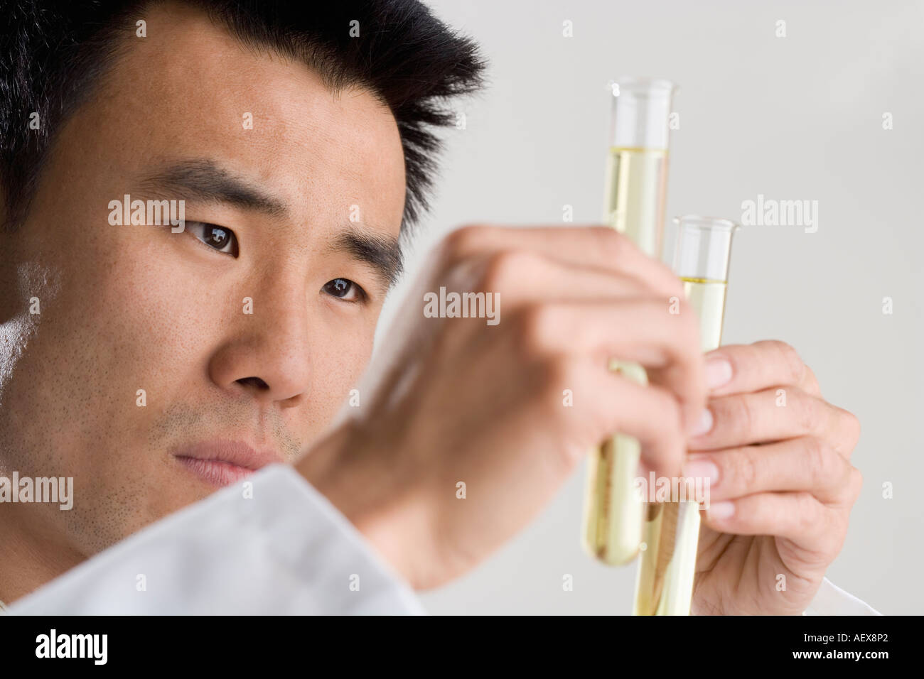 Scientist conducting an experiment hi-res stock photography and images ...
