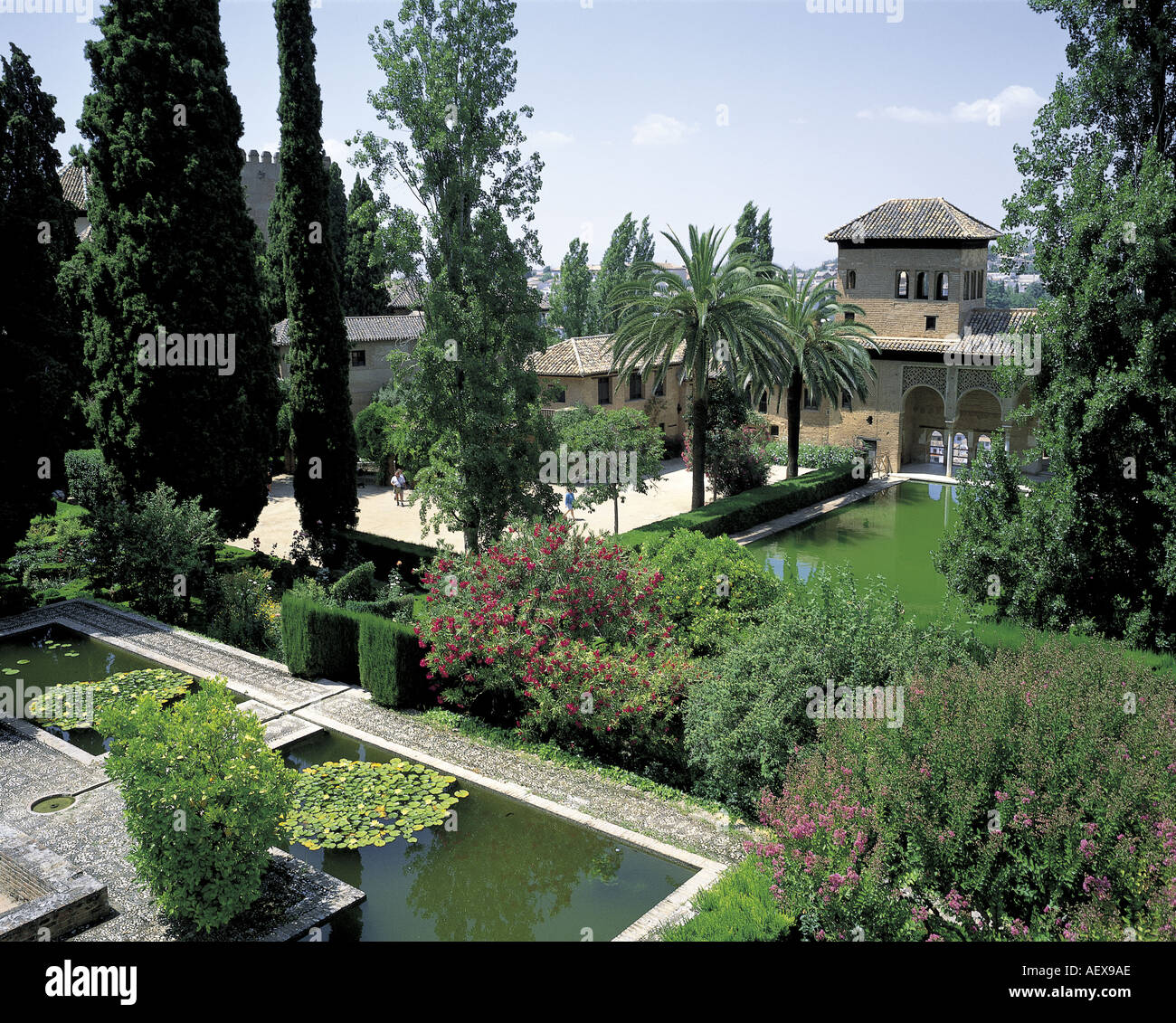 El Partal Palacio de la Alhambra World Heritage GRANADA SPAIN Stock ...