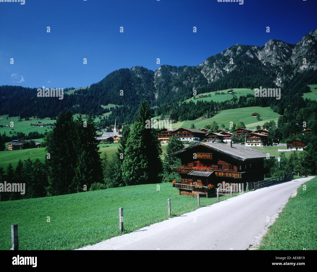 Alpbach town hi-res stock photography and images - Alamy