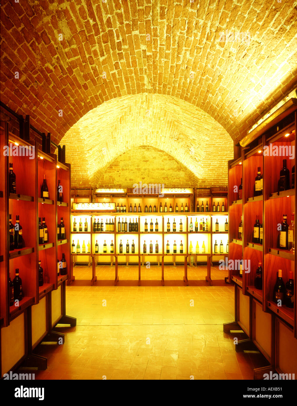 Italian Wine Enoteca Italiana SIENA ITALY Stock Photo - Alamy