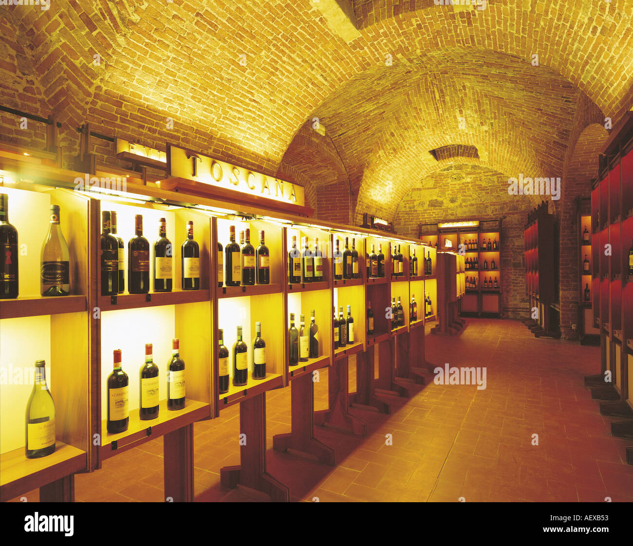 Enoteca Italiana SIENA ITALY Stock Photo - Alamy