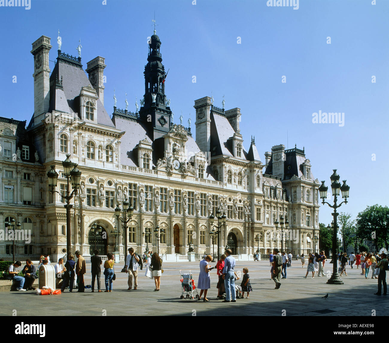 Hotel de Ville PARIS FRANCE Stock Photo - Alamy