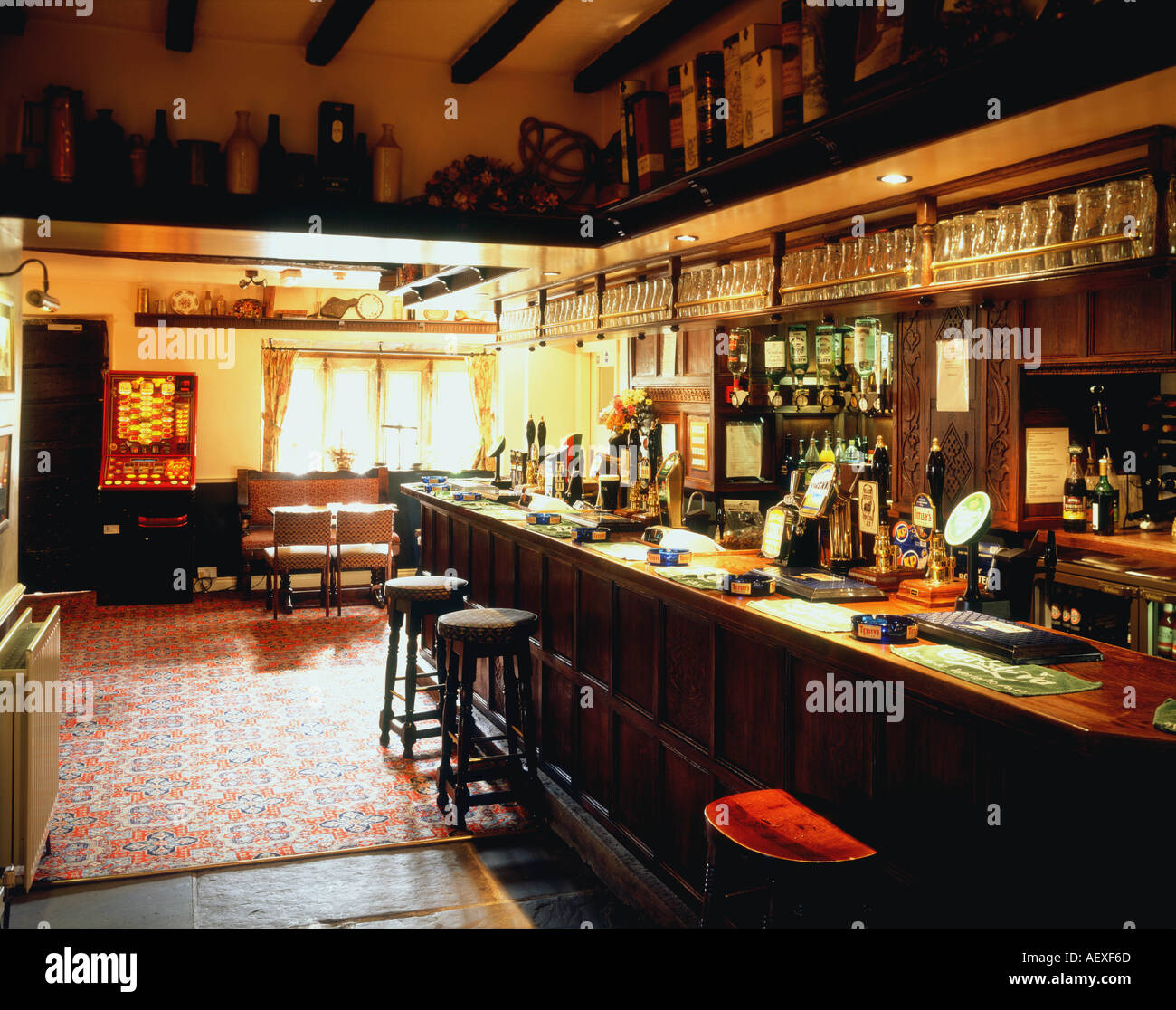 Pub Haworth YORKSHIRE UK Stock Photo - Alamy
