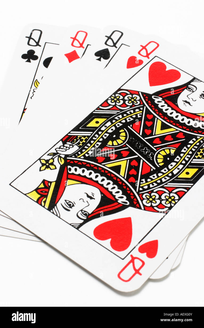 Playing cards queens hi-res stock photography and images - Alamy