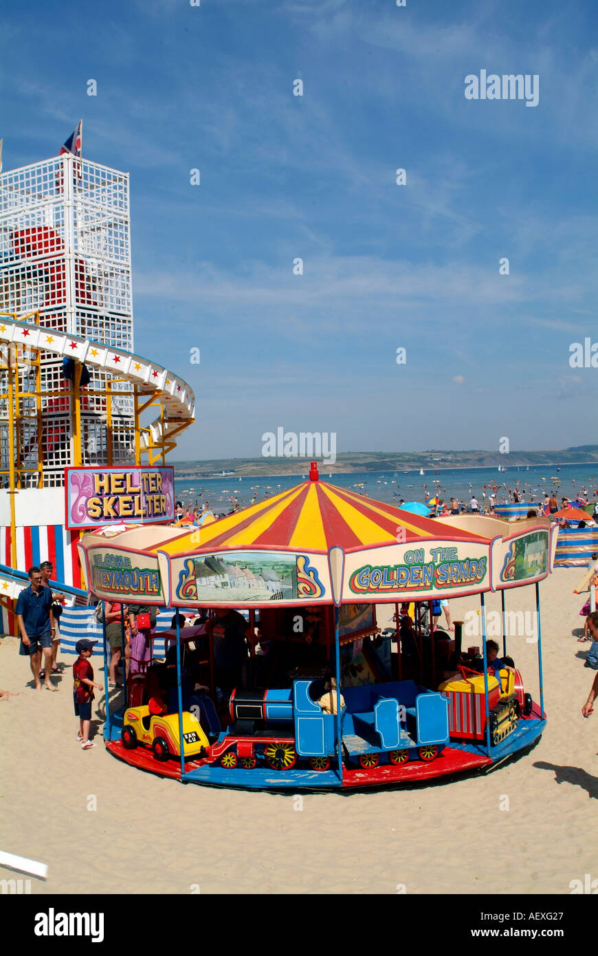 Fairground ride weymouth hi-res stock photography and images - Alamy