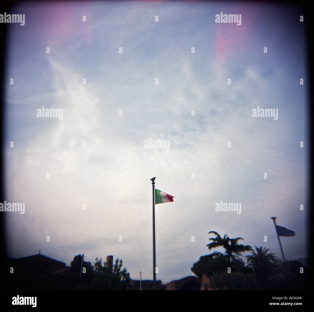Italian flag rome hi-res stock photography and images - Alamy