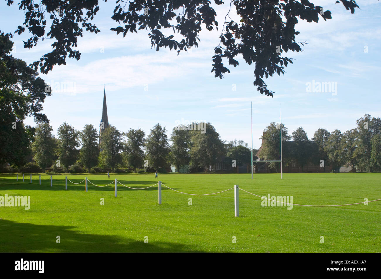 Rugby School playing fields where the game of Rugby football was ...