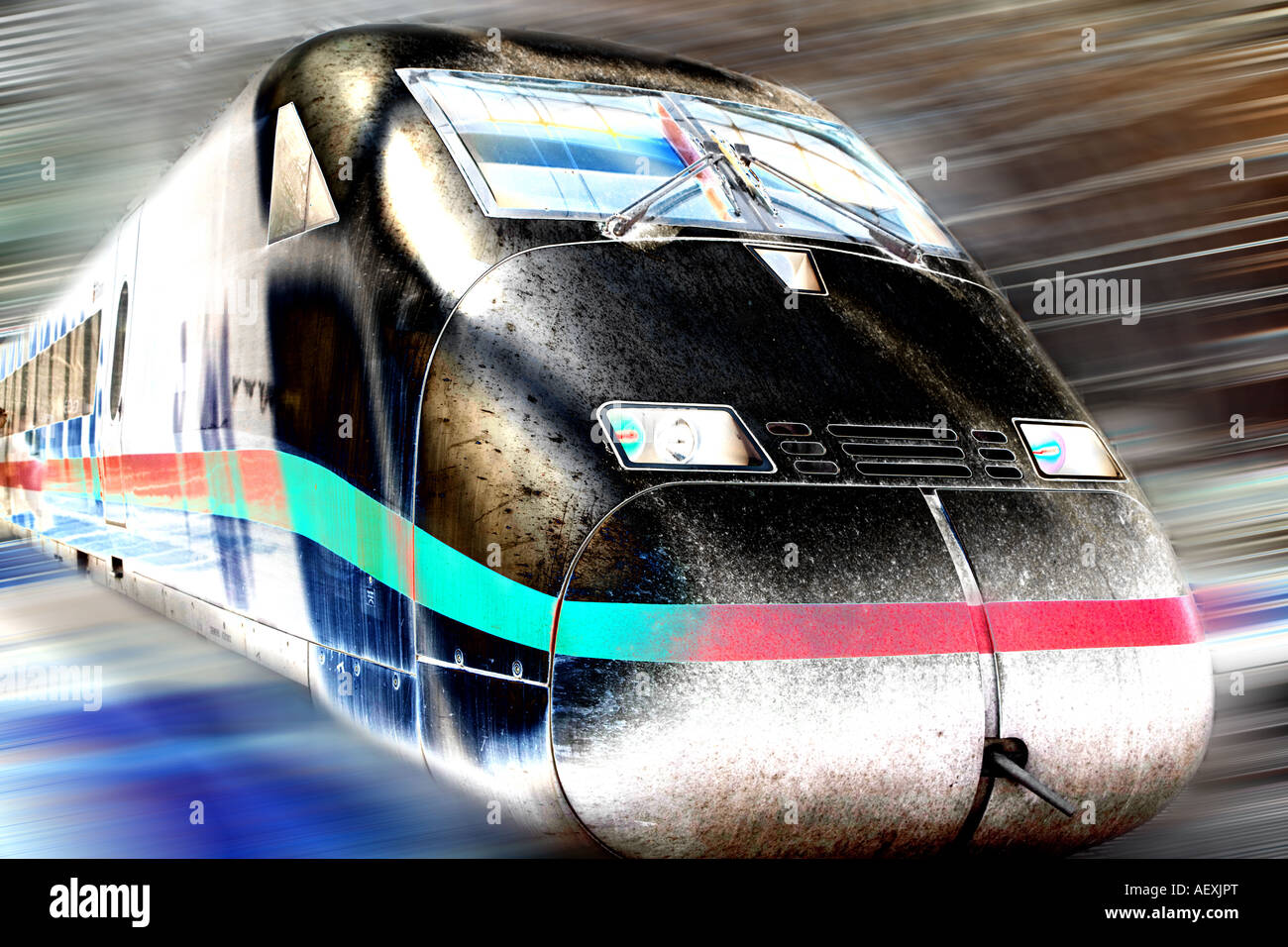 ICE Train Berlin Germany Stock Photo - Alamy
