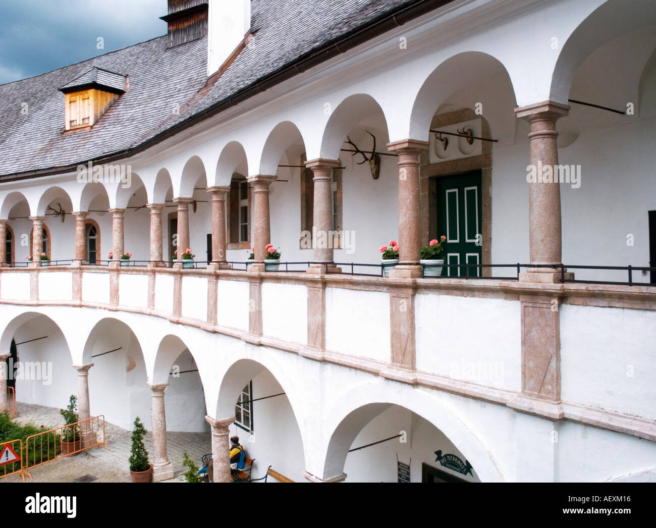 Seeschloss am Ort castle at Ort schloss lake water Traunsee traun ...