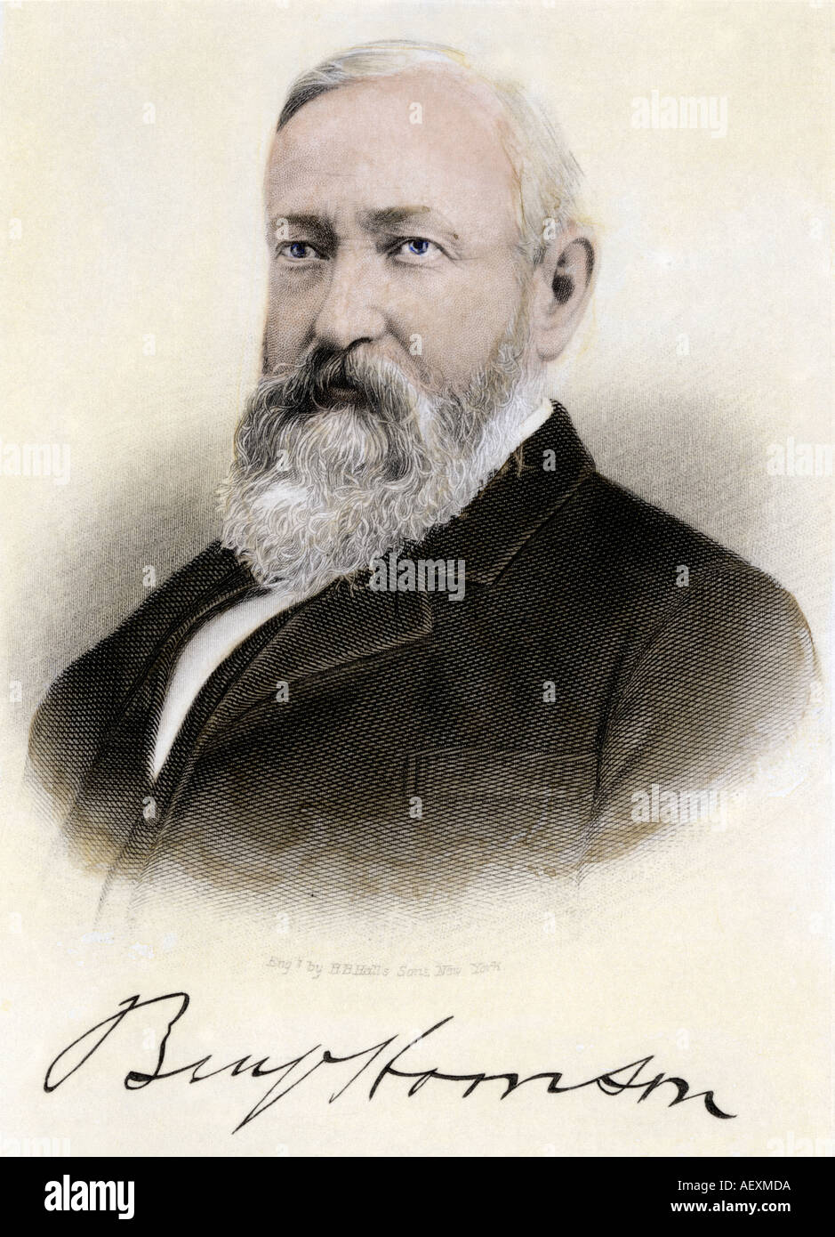 President benjamin harrison hi-res stock photography and images - Alamy