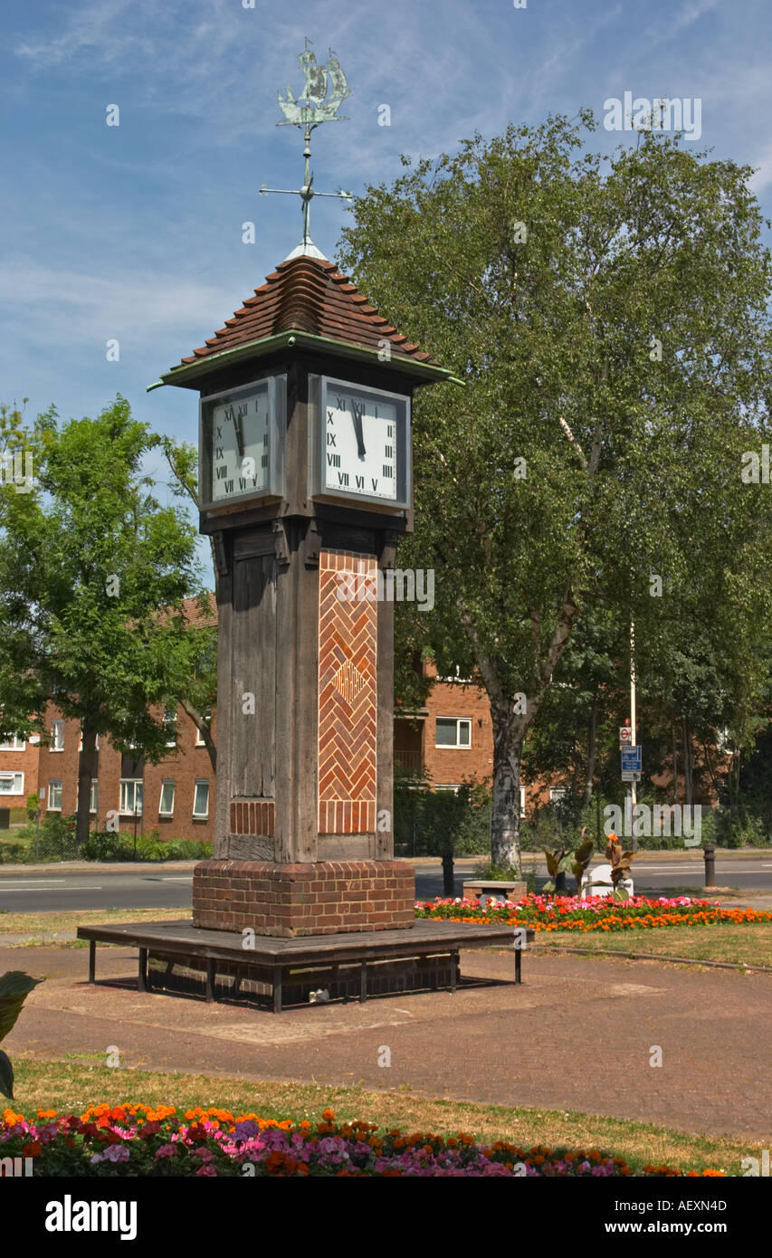 Clock tower at Northolt Middlesex London Stock Photo - Alamy