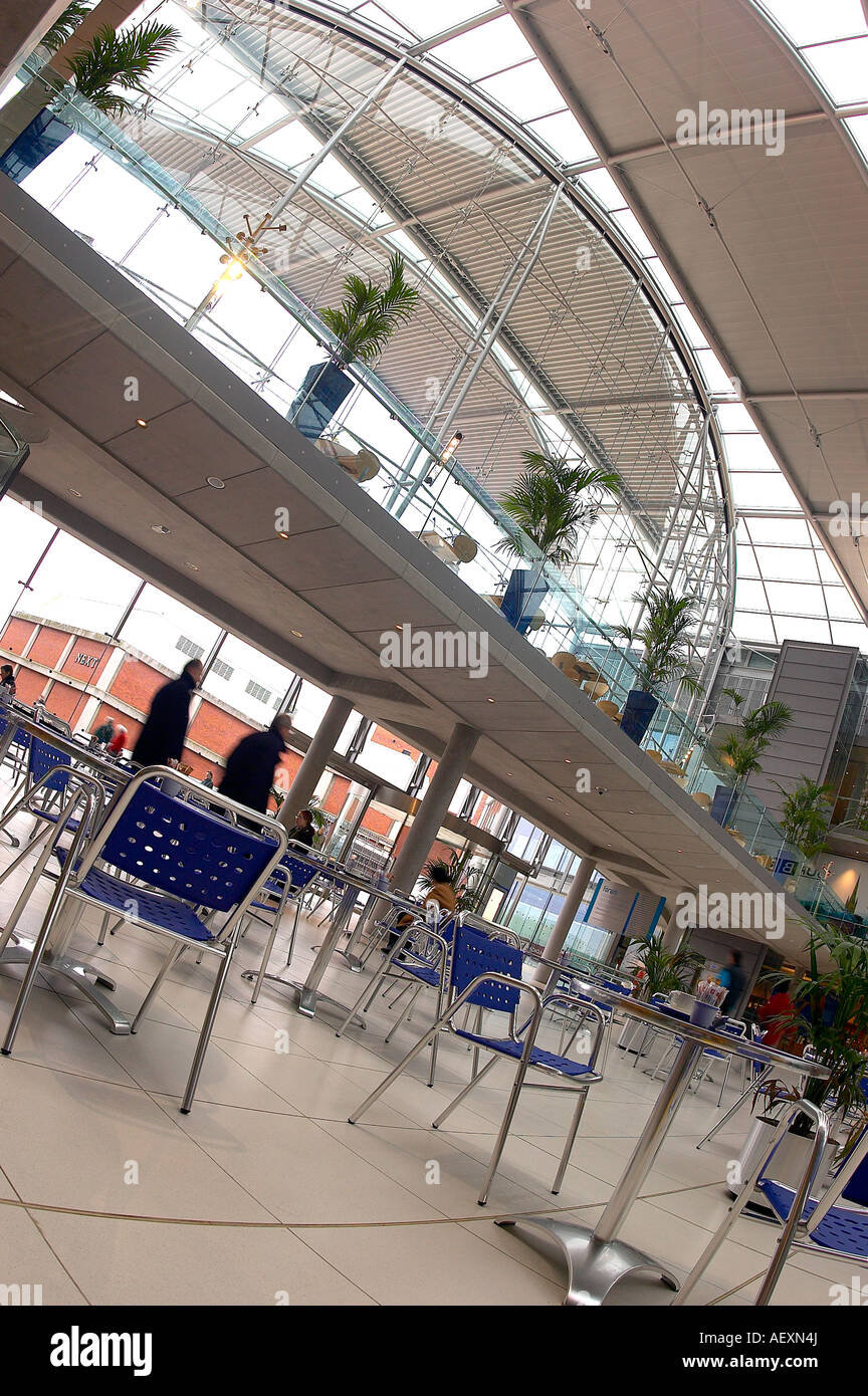 CAFE AREA IN THE FORUM LIBRARY, NORWICH, ENGLAND Stock Photo - Alamy
