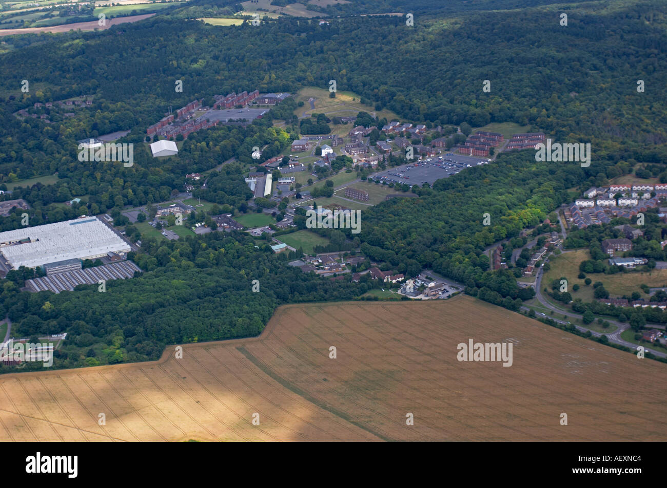 Aerial view of RAF Halton Bucks Stock Photo - Alamy