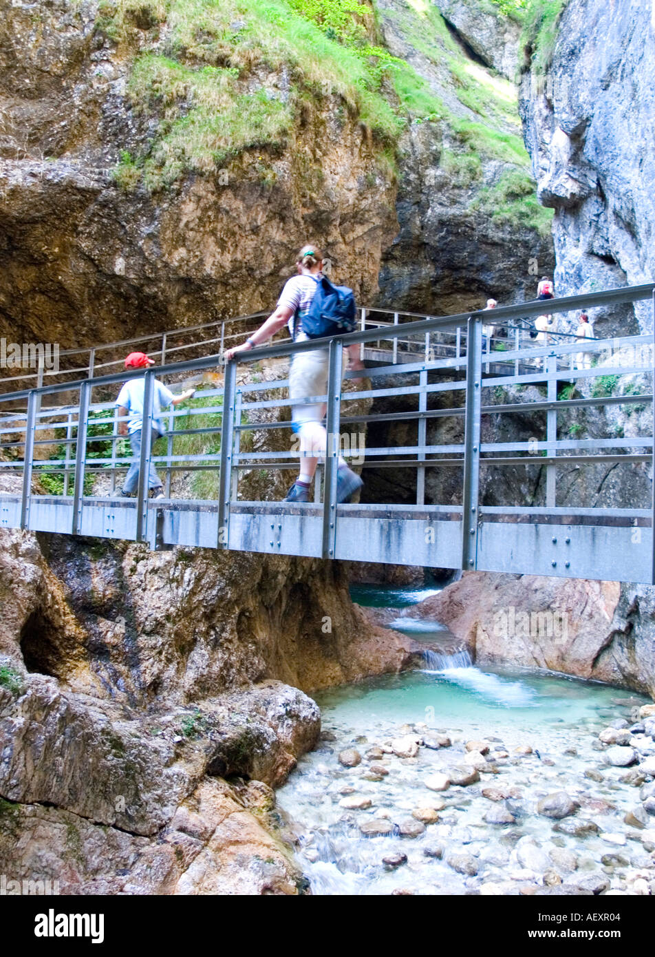 Almbachklamm Almbach Berchtesgaden gorge Germany Stock Photo - Alamy
