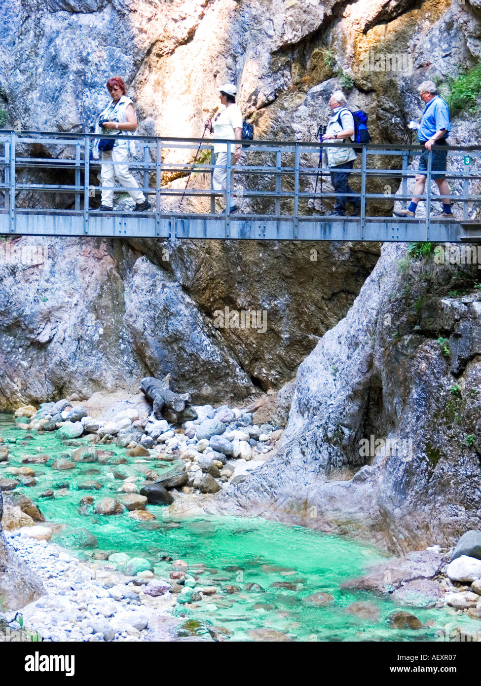 Almbachklamm Almbach Berchtesgaden gorge Germany Stock Photo - Alamy