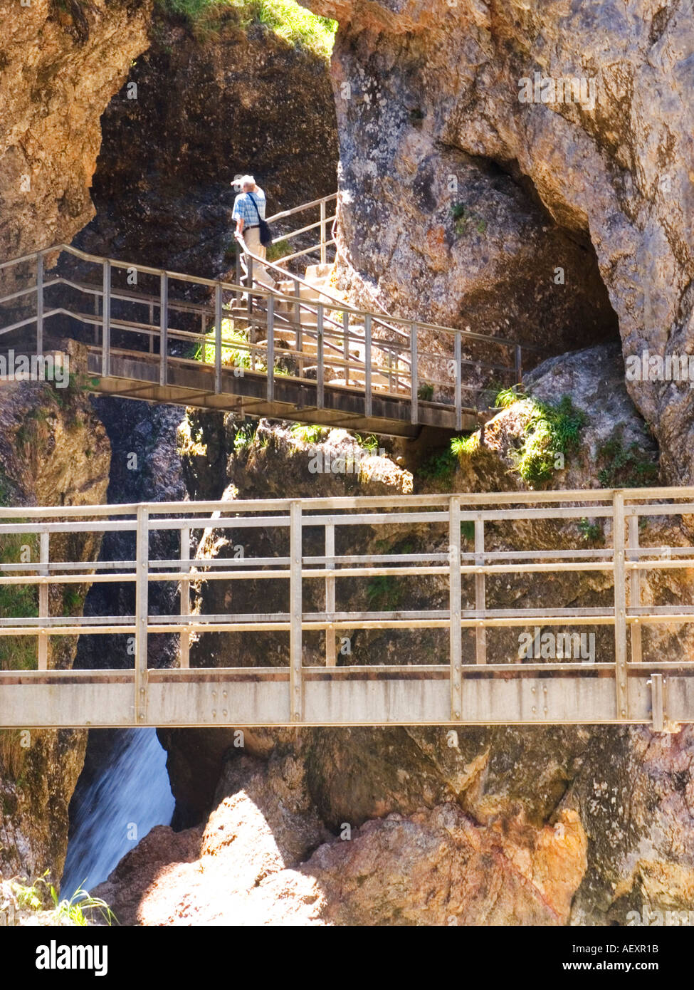 Almbachklamm Almbach Berchtesgaden gorge Germany Stock Photo - Alamy