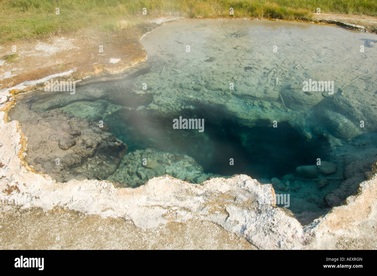 Biscuit Basin, Yellowstone National Park Stock Photo - Alamy