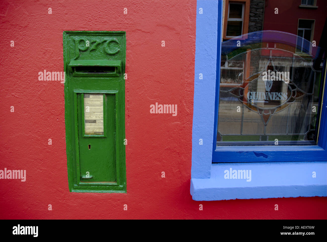 Old Post Box in Pub Wall, County Kerry, Ireland Stock Photo - Alamy