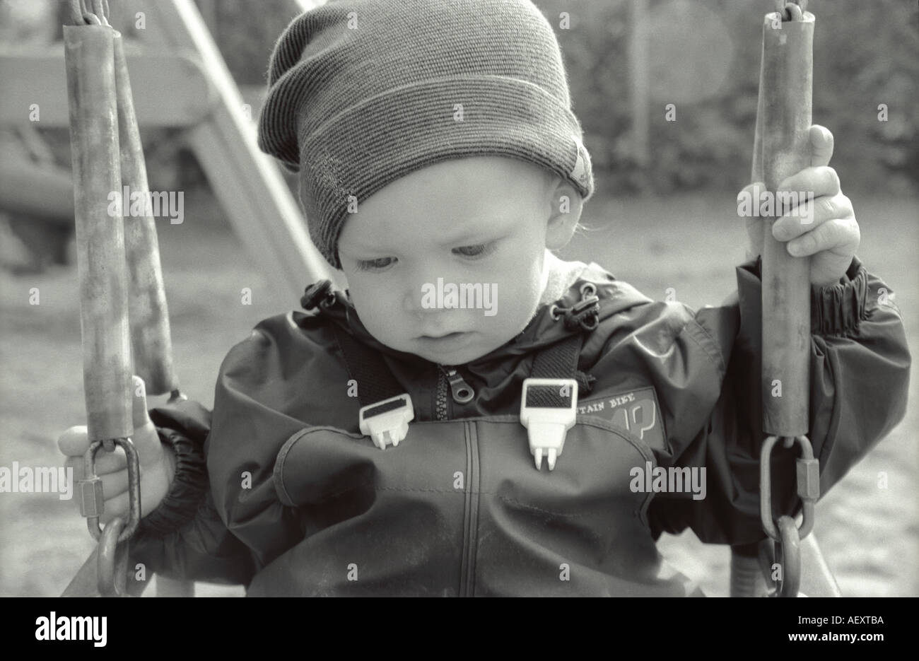 little boy in deep thought Stock Photo - Alamy