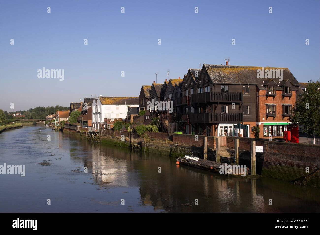 Town Quay on the River Arun, Arundel, West Sussex, England Stock Photo ...