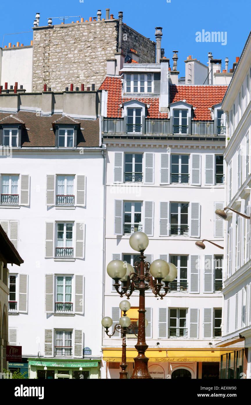 France - Square near Saint Germain market at Paris Stock Photo - Alamy