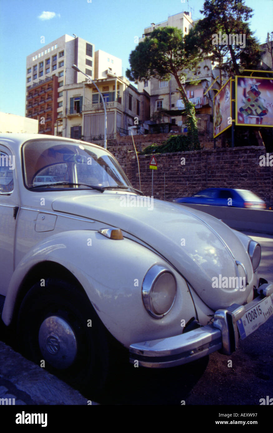 volks wagen car in the street of beirut lebanon Stock Photo - Alamy
