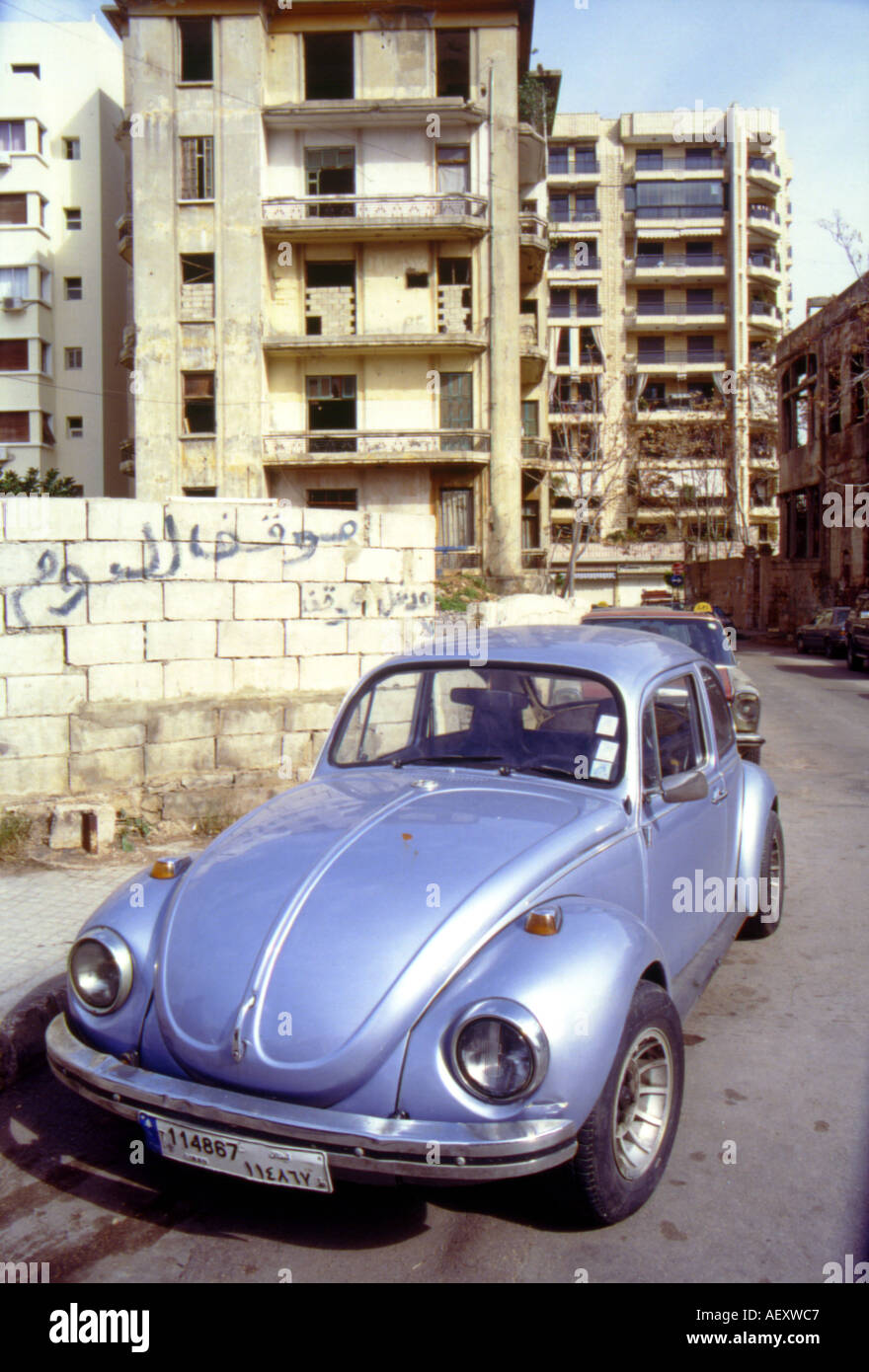 volks wagen car on the street of beirut lebanon Stock Photo - Alamy