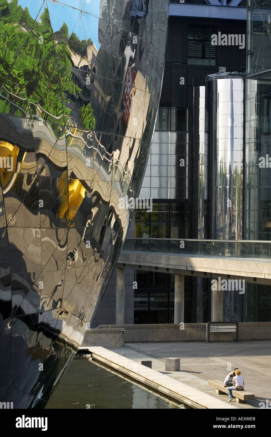 France - Geode and Villette Park at Paris Stock Photo - Alamy