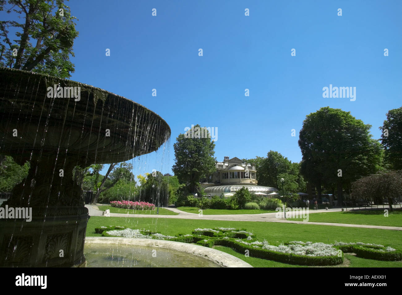 France - Garden of Champs Elysees at Paris Stock Photo - Alamy