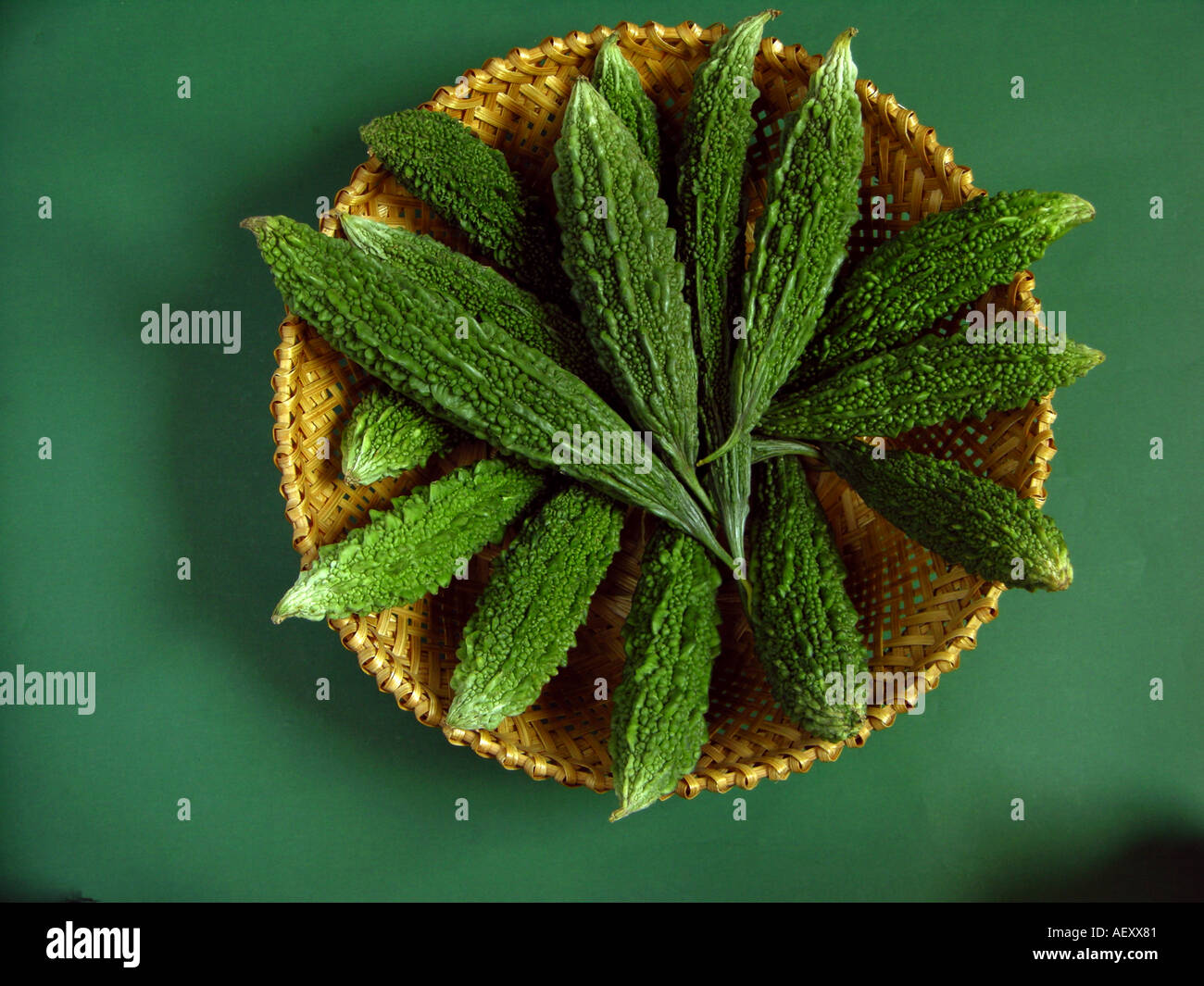 Bitter gourd on table top hi-res stock photography and images - Alamy
