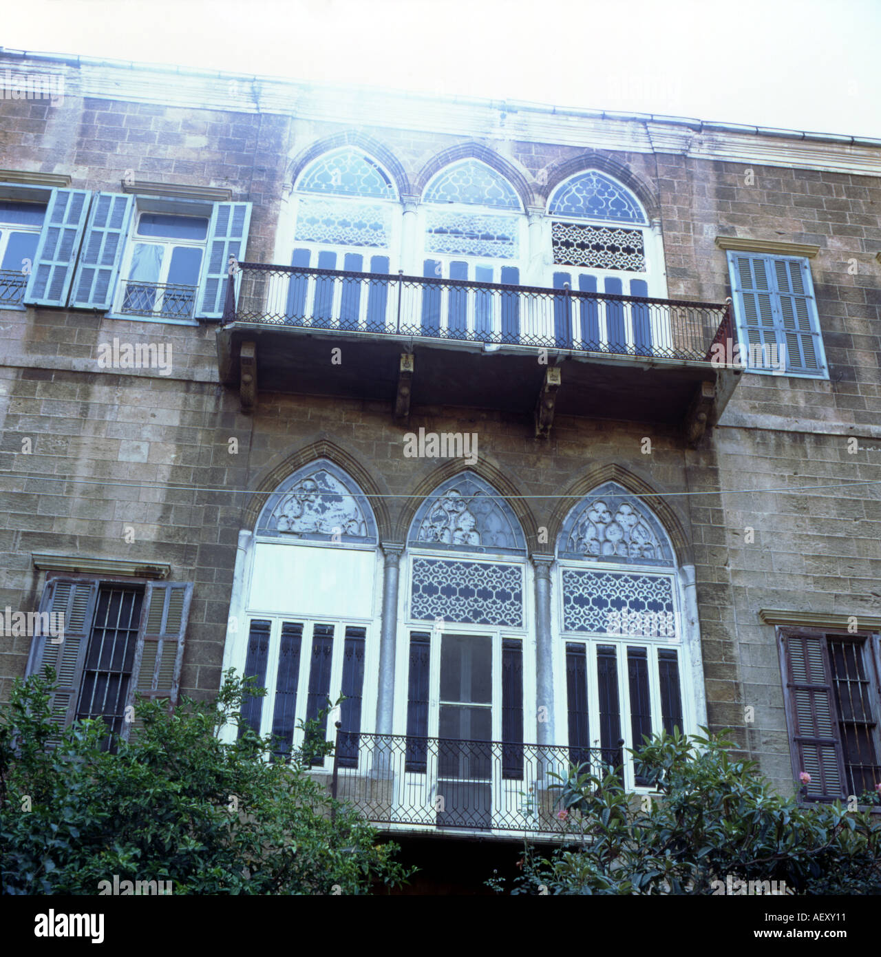 model mansion facade beirut lebanon Stock Photo - Alamy