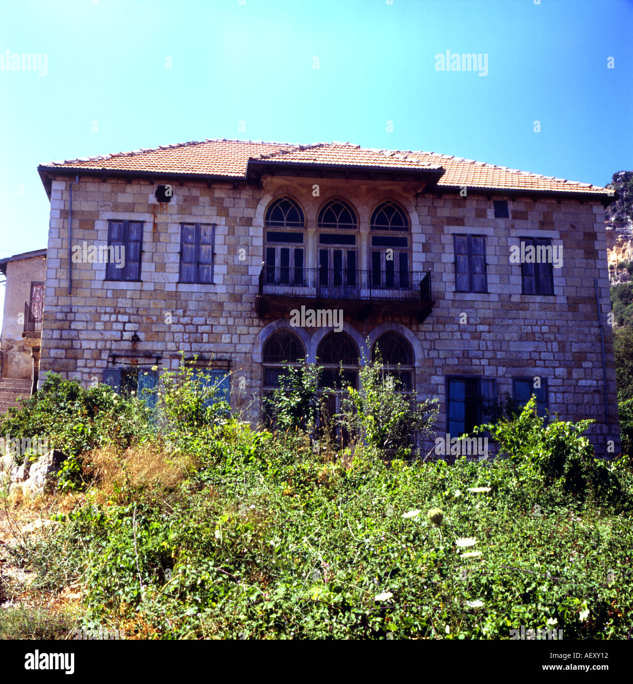 traditional model house countryside lebanon Stock Photo - Alamy