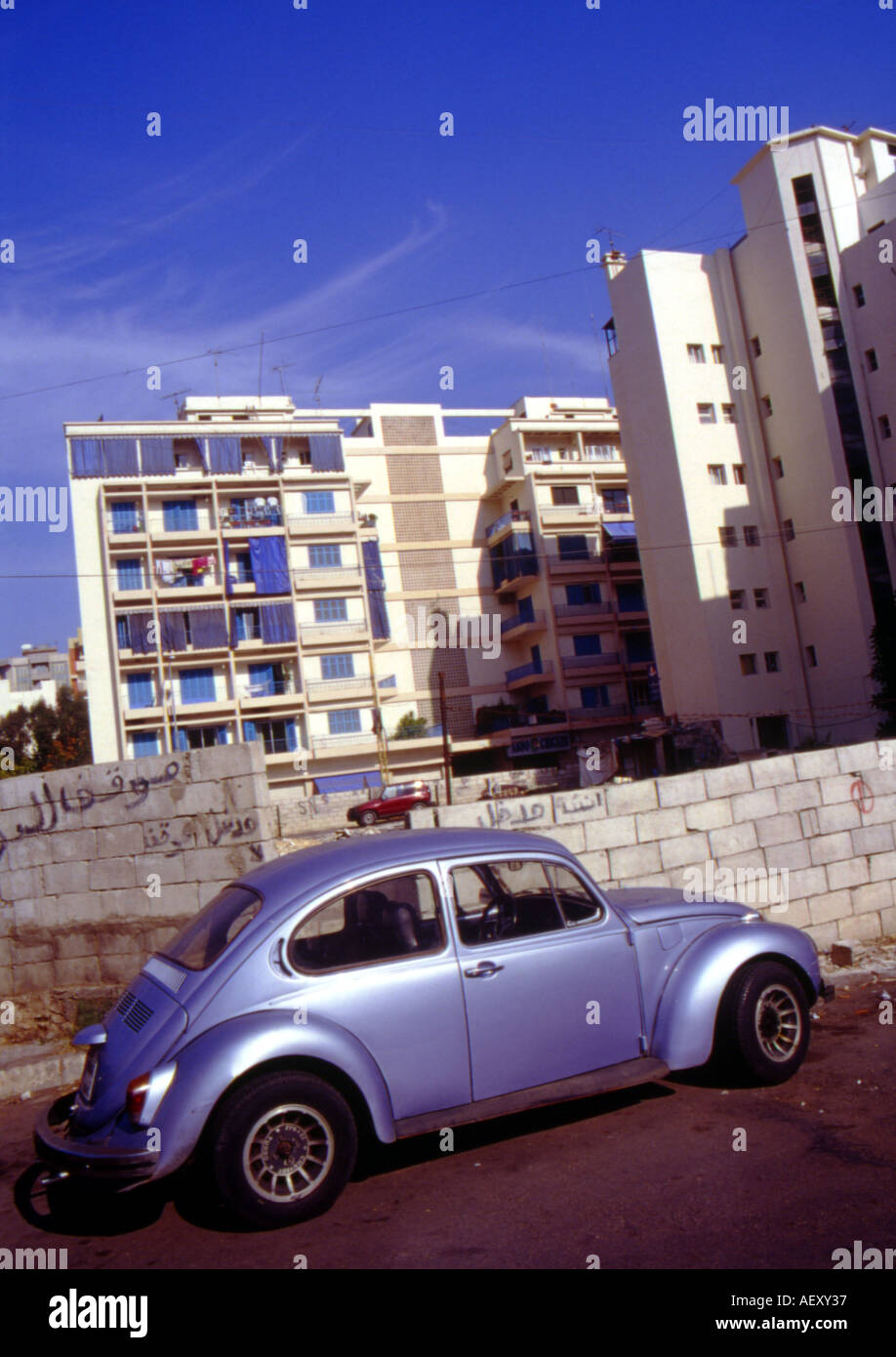 volks wagen car on the street beirut lebanon Stock Photo - Alamy