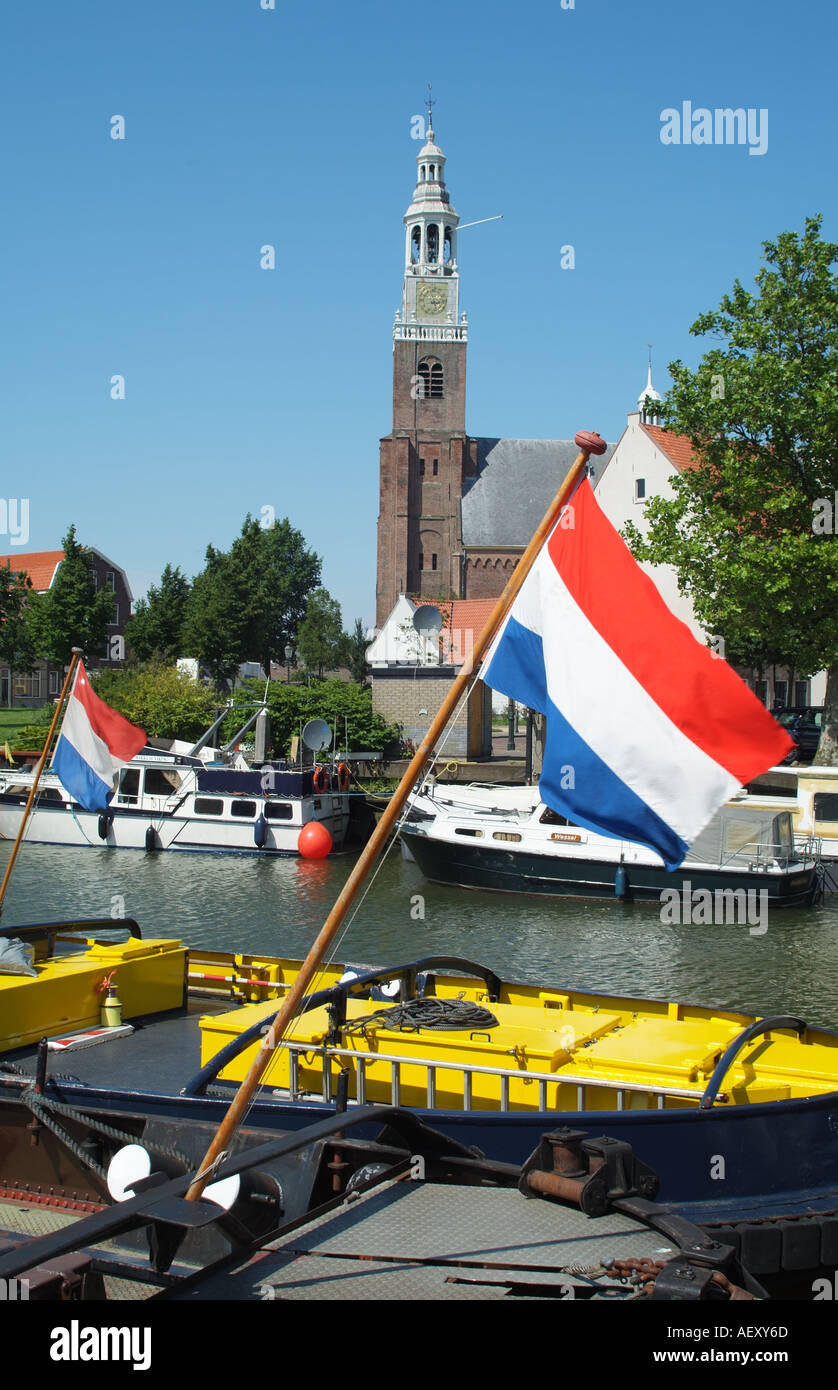 Maassluis attractive town Nr Rotterdam The Netherlands Europe EU Stock ...
