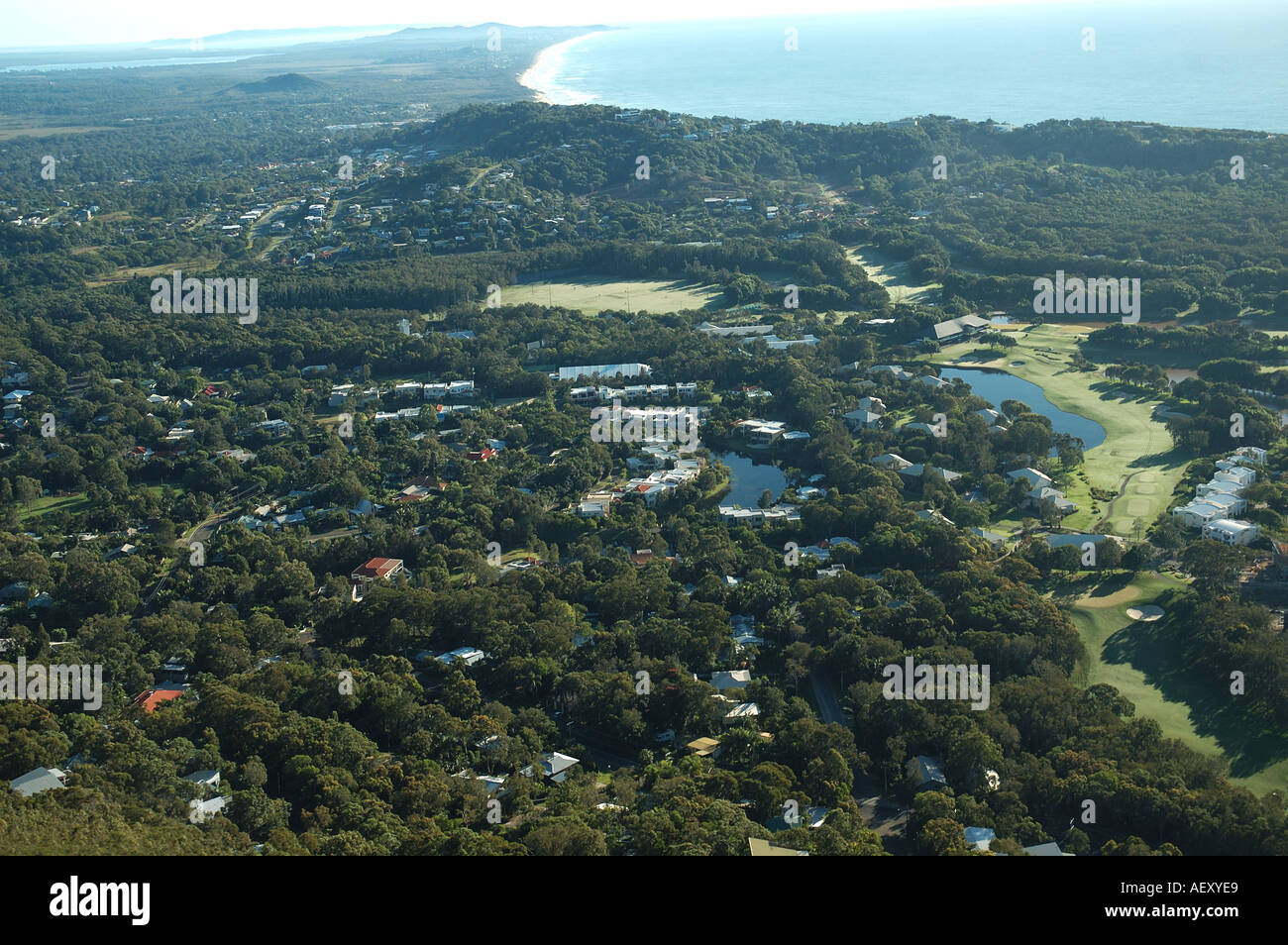 Hyatt Coolum resort and golf course Queensland Australia Stock Photo ...