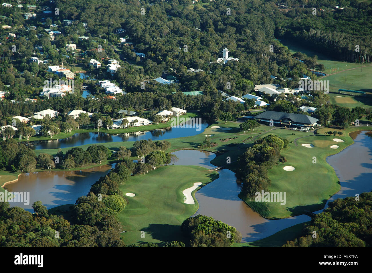 Hyatt Coolum resort and golf course Queensland Australia Stock Photo ...