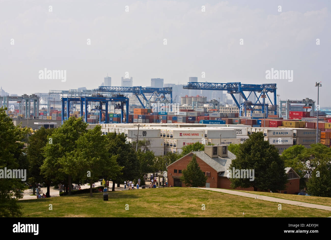 Container cranes, Conley Terminal (Castle Island Terminal), South ...