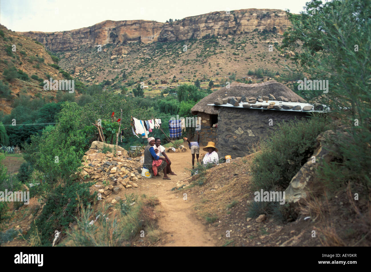 Family in lesotho hi-res stock photography and images - Alamy