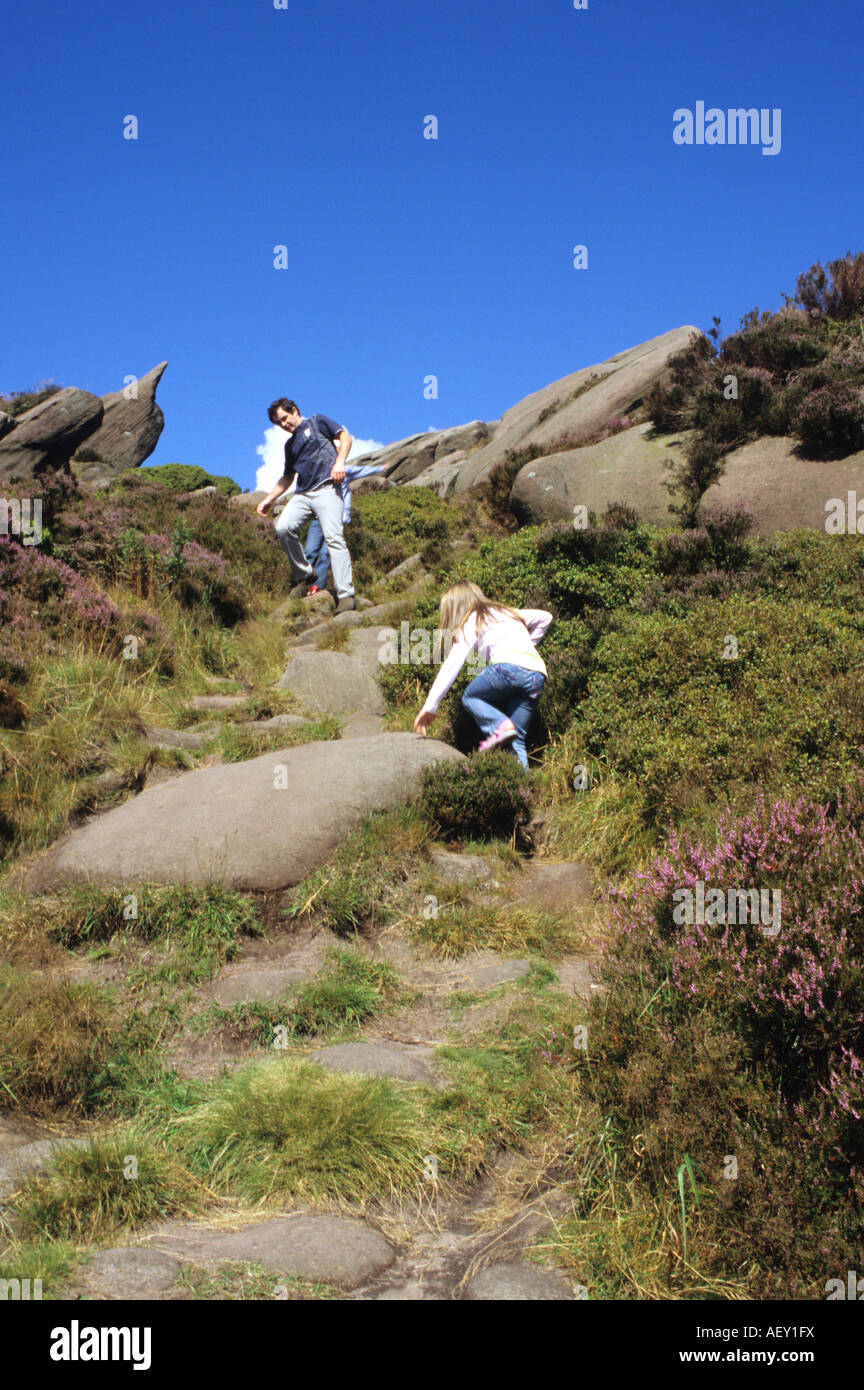 Climbing Ramshaw Rocks Stock Photo - Alamy