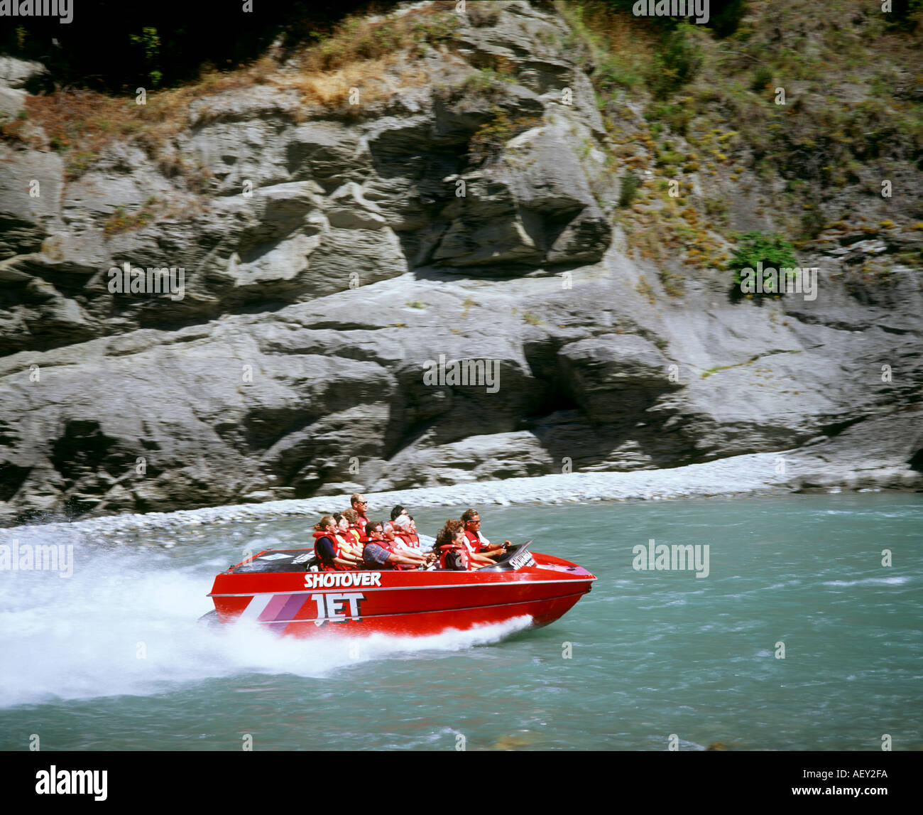 Queenstown jet boats hi-res stock photography and images - Alamy