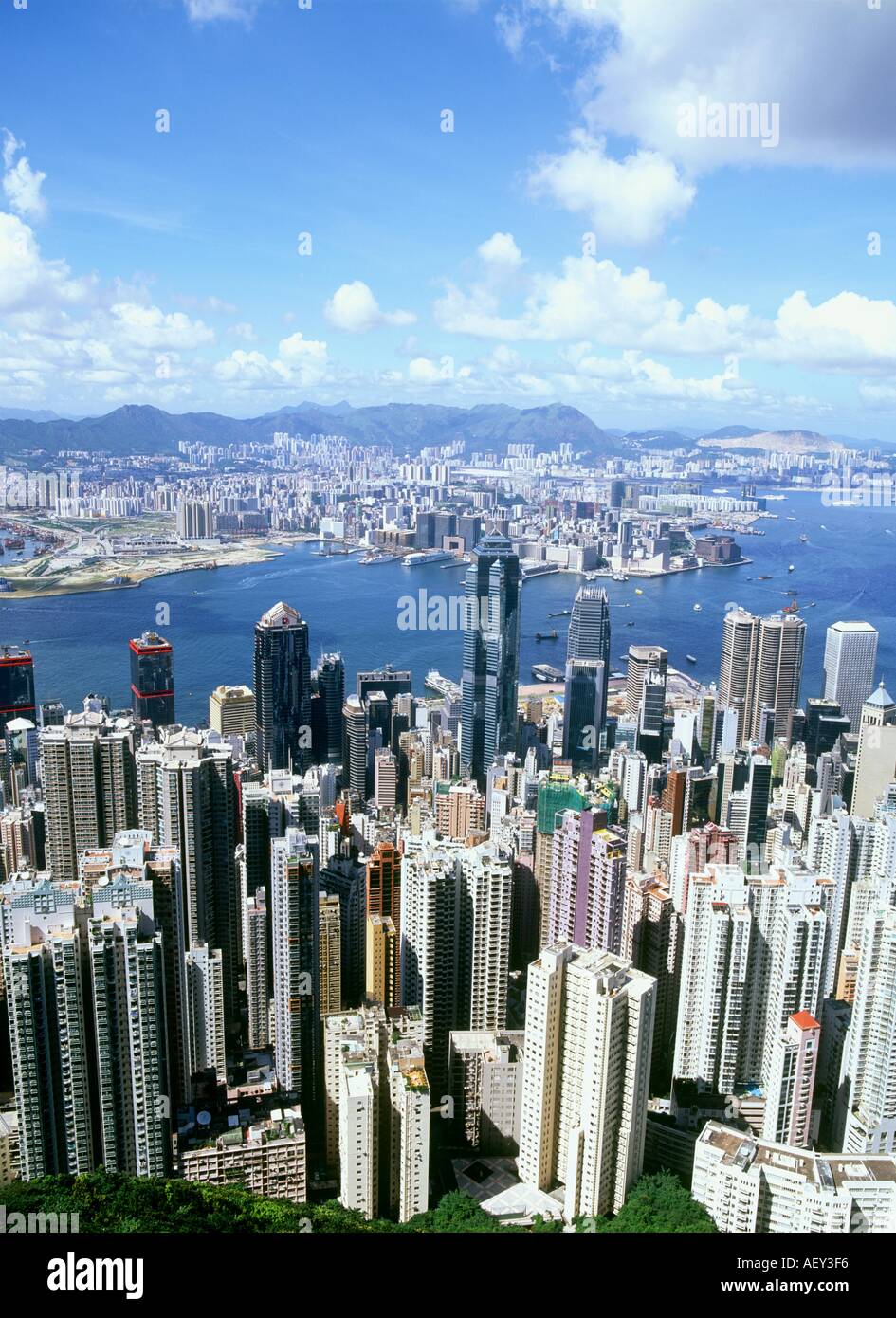 HongKong City from Victoria Peak HONGKONG Stock Photo - Alamy