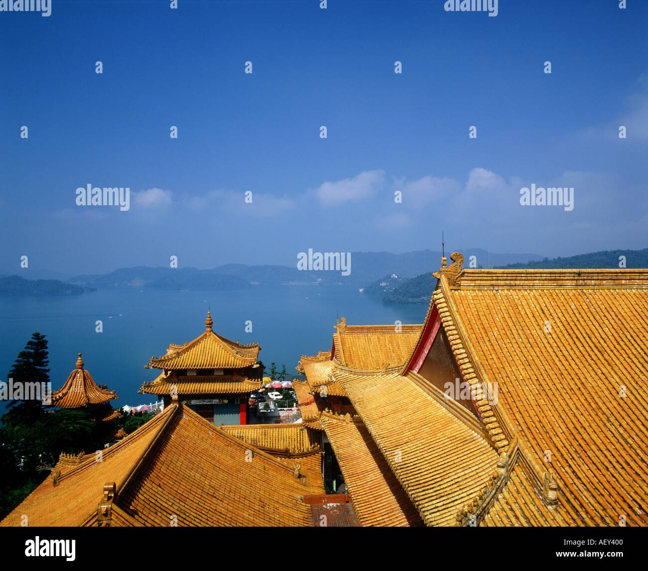 Wen Wu Temple Sun Moon Lake TAIWAN Stock Photo - Alamy