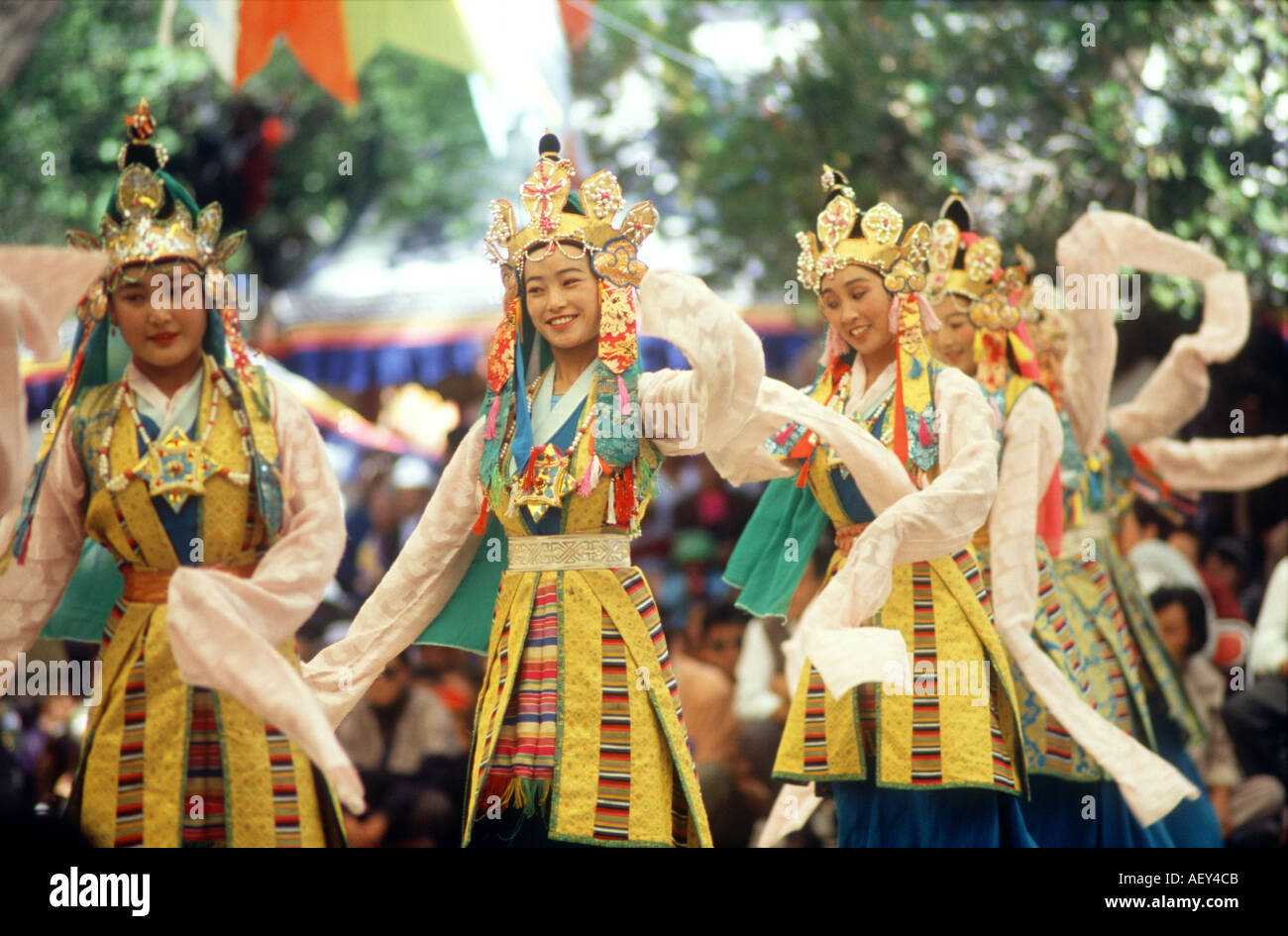 Tibetan Opera at Shoton Yoghurt Festival LHASA TIBETAN AUTONOMOUS ...